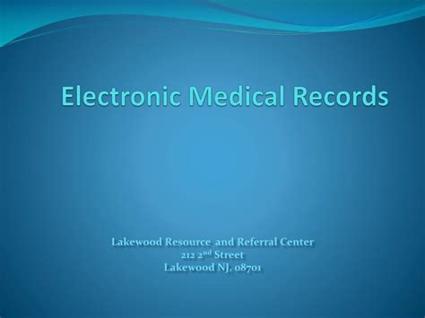 Ppt Electronic Medical Records Emrs Powerpoint Presentation Free Download Id 8787915