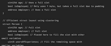 optimizing storage layout with solidity struct clustering dev community