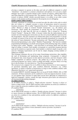 Lecture Notes On Microprocessor And Microcomputer PDF