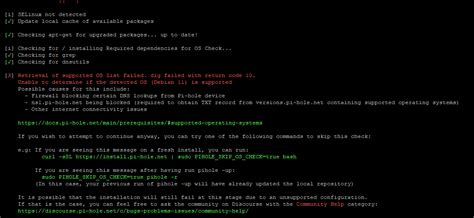 Problem Connecting Installpi Rpihole