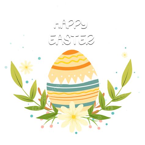 Easter Floral Border