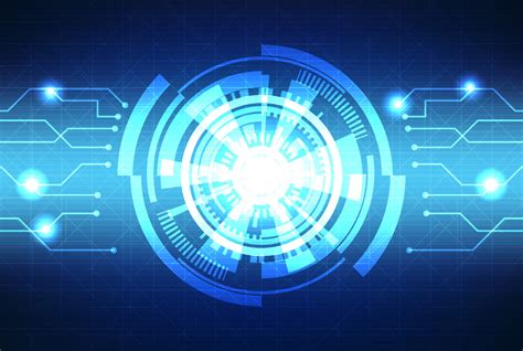 Abstract Futuristic Digital Technology Background Cyber Technology Background 13219776 Vector