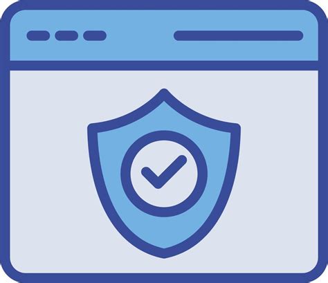 Browser Protection Isolated Vector Icon Which Can Easily Modify Or Edit