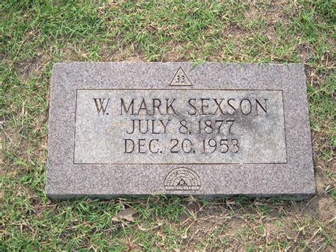 Rev William Mark Sexson Find A Grave Memorial