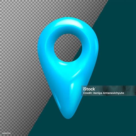 3d 렌더링 실제 위치 지도 핀 Gps 포인터 마커 Gps 위치 기호 파란색 지리적 위치 마커 장소 표시 아이콘 지도 및 탐색 응용 프로그램을 위해 잘린 위치 점 벡터