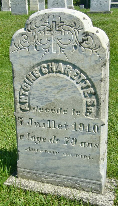 Antoine Charette Sr 1835 1910 Find A Grave Memorial