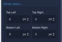 Border Radius Mix Up Ui Builder Backendless Support