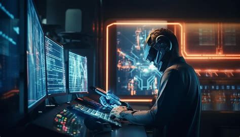 Premium Ai Image Automation Data Analytic With Robot And Digital