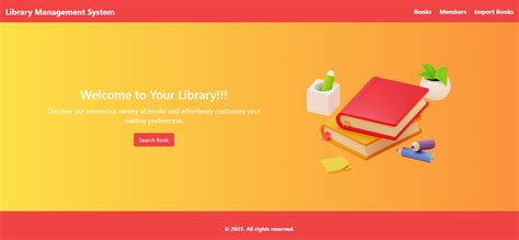 Github Pushkarraj7librarymanagementsystem The Library Management System Is A Comprehensive
