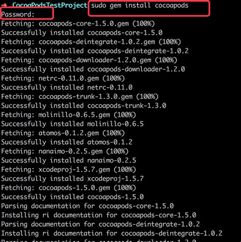 Cocoa包管理器之cocoapods详解podfile 依赖a Csdn博客