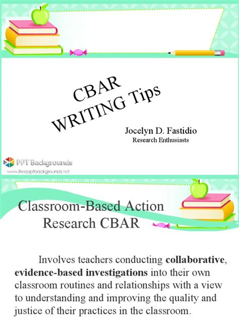 Basic Cbar Writing Tips Pdf Data Hypothesis