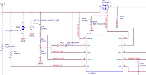 LM5060 EN Pin Pull Up Resistor To HV Power Management Forum Power Management TI E2E