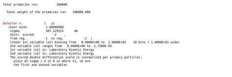 Scoring Of Cross Sections Scoring Fluka User Forum
