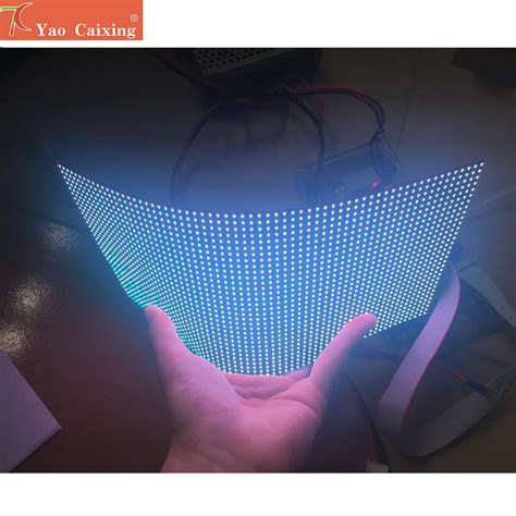 Dot Matrix RGB Hd P4 Indoor Flexible Led Module Smd Video Wall High Quality Rgb Module Soft