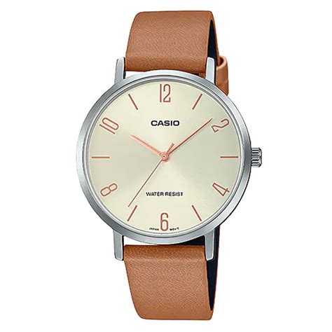 Casio Mtp Vt01g 2b2 Blue Dial Golden Chain Mens T Watch