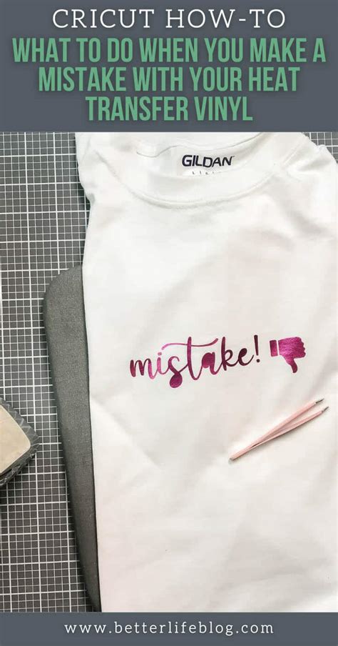 How To Remove HTV With A Clothing Iron And Tweezers Better Life Blog