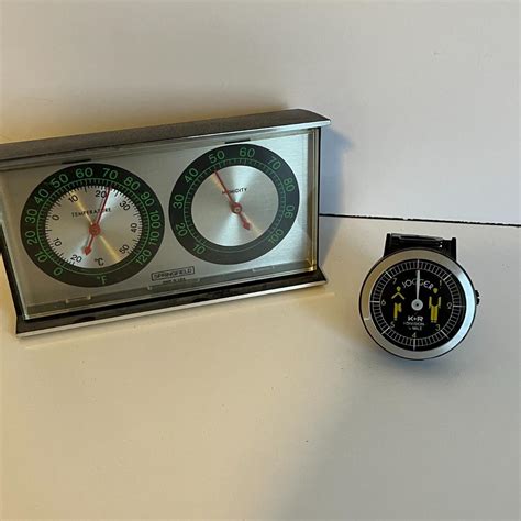 Vintage Thermostat And Kr Pedometer