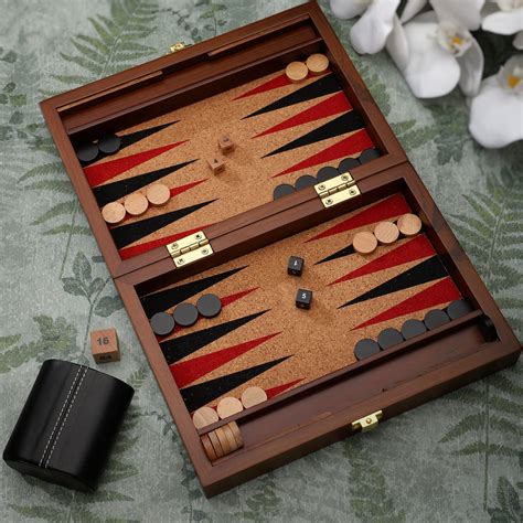 Teak Wood Backgammon Board Game Anand Prakash