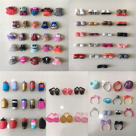 3pcs 의류신발병안경머리 액세서리 Diy 드레스 Lols 8cm 이전 자매 인형 블라인드 가방 소녀 선물인형 액세서리 Aliexpress