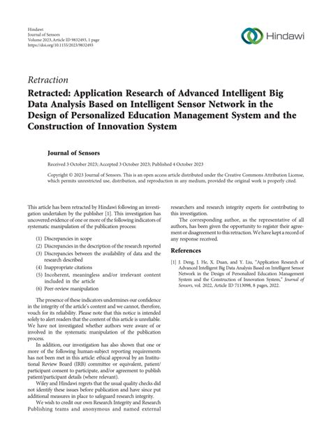 pdf retracted application research of advanced intelligent big data