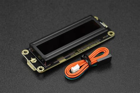 Gravity I C X Arduino Lcd With Rgb Font Display Black Dfrobot