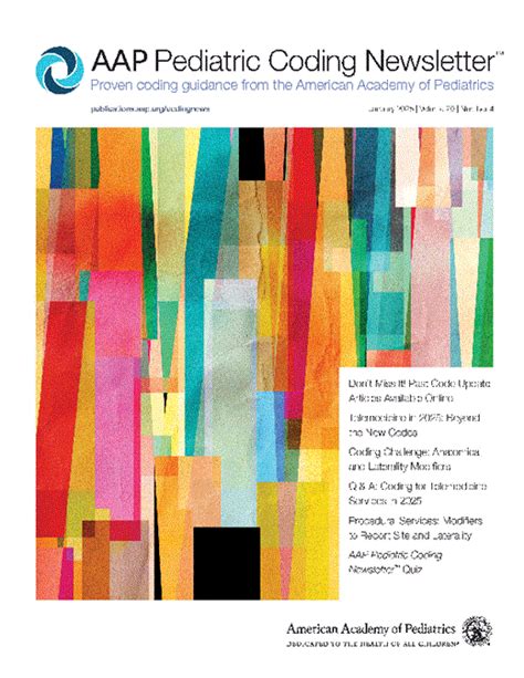 Aap Pediatric Coding Newsletter™ January 2025 Quiz Online Exclusive Aap Pediatric Coding