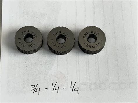 Form Roll Knr 230 High Speed Steel Knurl 3 4x1 4x1 4 Ebay