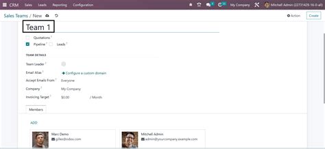 Various Settings Options In Odoo CRM