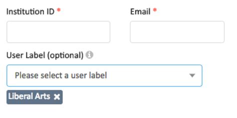 Assign User Labels CourseNetworking
