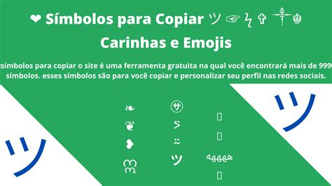 Símbolos Para Copiar ツ ☞ ϟ ꧁꧂༒☬ Carinhas E Emojis
