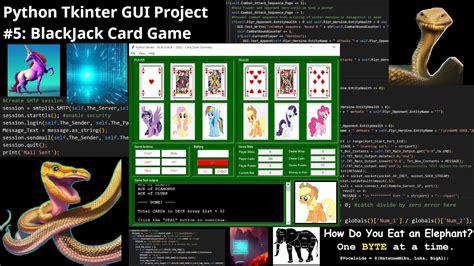 Python Tkinter Project 05 Blackjack Game Youtube
