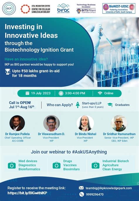 Suhruth G Ujjni On Linkedin Innovation Funding Grants