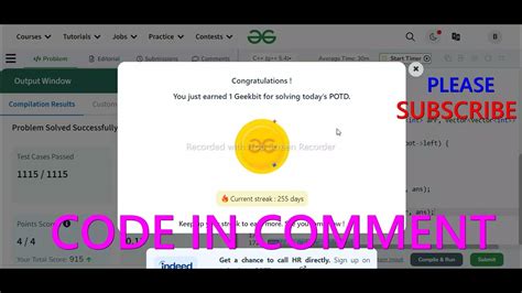 Gfg Potd 08052024 In C Most Important Information Code In Comment Geeksforgeeks Gfg