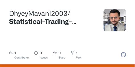 Github Dhyeymavani2003 Statistical Trading Strategy In Futures Markets