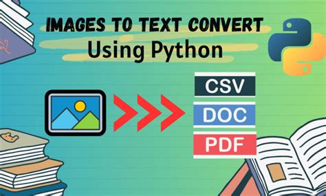 Convert Multiple Scanned Images To Text In Csv Docx Or Pdf Using Python By Ideastics Fiverr