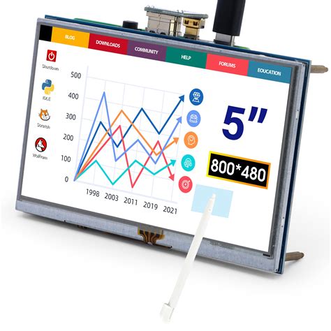 ELECROW Inch Touchscreen For Raspberry Pi Screen X TFT LCD Screen Monitor Compatible