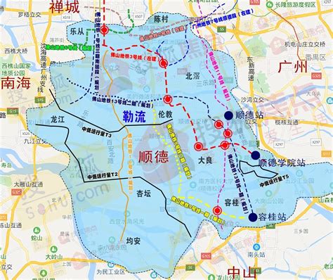 顺德勒流地铁规划图佛山地铁16号线 伤感说说吧