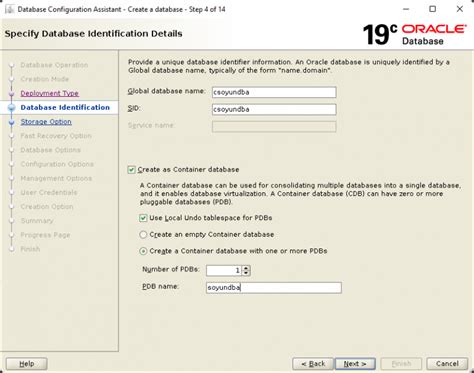 Creación De Base De Datos Oracle 19c Usando Dbca Soy Un Dba