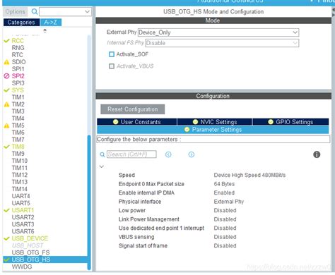 stm32cubemx stm32f407zg usb3300 高速usb实验（虚拟串口） usb3300原理图 csdn博客