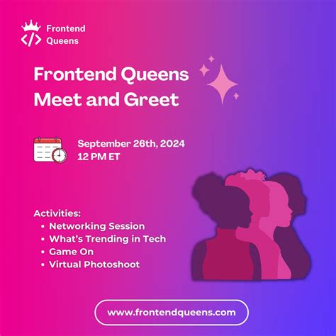 Frontend Queens On Linkedin 📣 Join Us For An Engaging Event Featuring