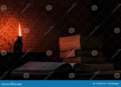 Books On Wooden Table In A Rustic House Room Stock Photo Image Of Anxiety Education