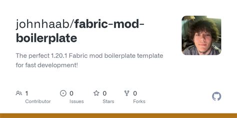 Github Johnhaabfabric Mod Boilerplate The Perfect 1201 Fabric Mod