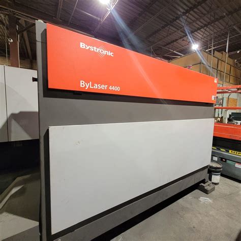 4000 Watt Bystronic Bylaser 4400 Co2 Laser 2012 5 X 10 Table With Bystronic Byloader Bsl