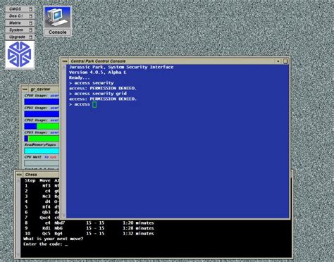 Jurassic Park Control Console