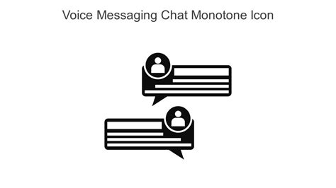 Voice Messaging Chat Monotone Icon In Powerpoint Pptx Png And Editable Eps Format PPT Presentation