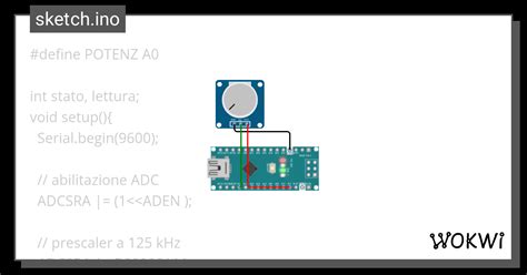 Lettura Sensore Wokwi Esp32 Stm32 Arduino Simulator