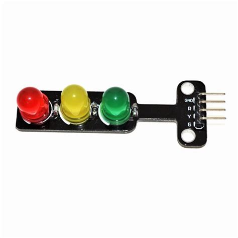 módulo semáforo led 8mm tech sul eletrônicos