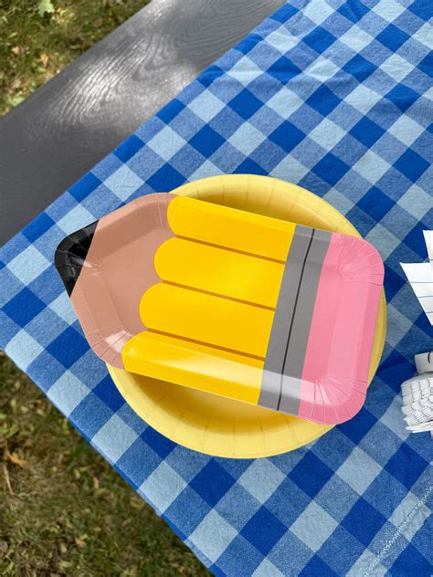 Back To School Plates Amanda Party Home