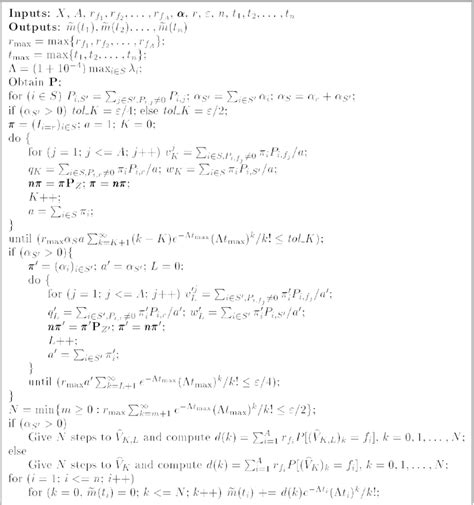 algorithmic description of regenerative randomization download