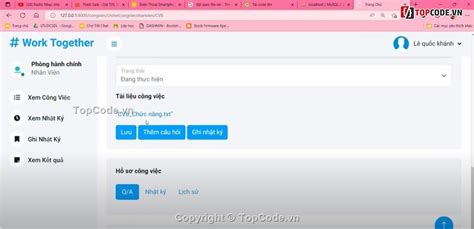 Source Code đồ án Website Quản Lý Công Việc Sử Dụng Laravel 7 Mysql Source Code Báo Cáo